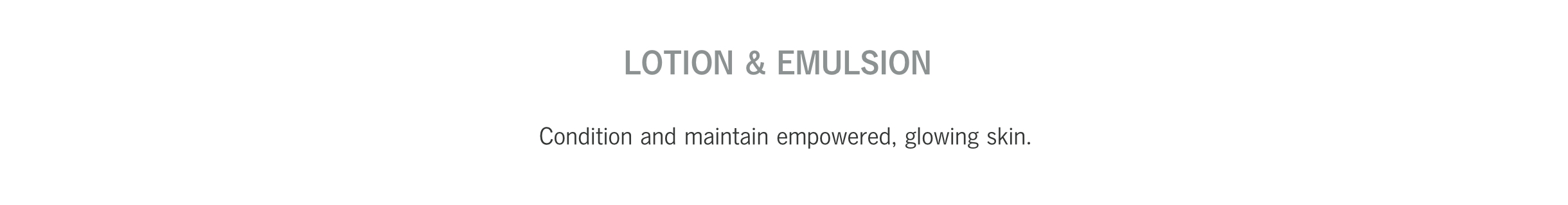 LOTION & EMULSION